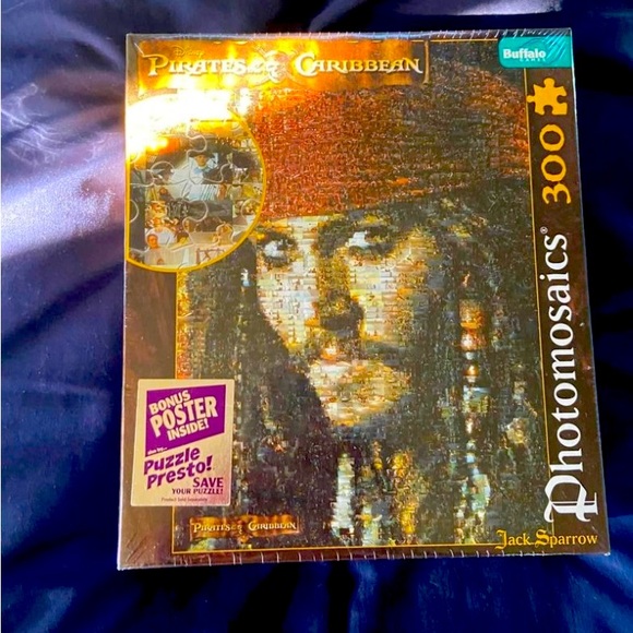 Toys | Brand New Pirates Of The Caribbean Captain Sparrow Puzzle | Poshmark